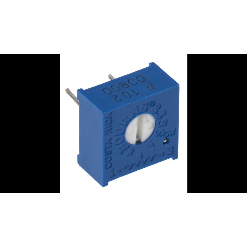 Trimmer Potentiometer,102,1KOhm,Through-Hole