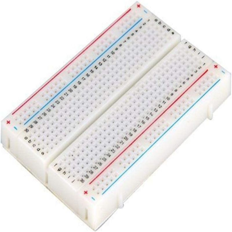 Mini 400 Points Solderless Breadboard Prototyping Board For Arduino And Diy Projects