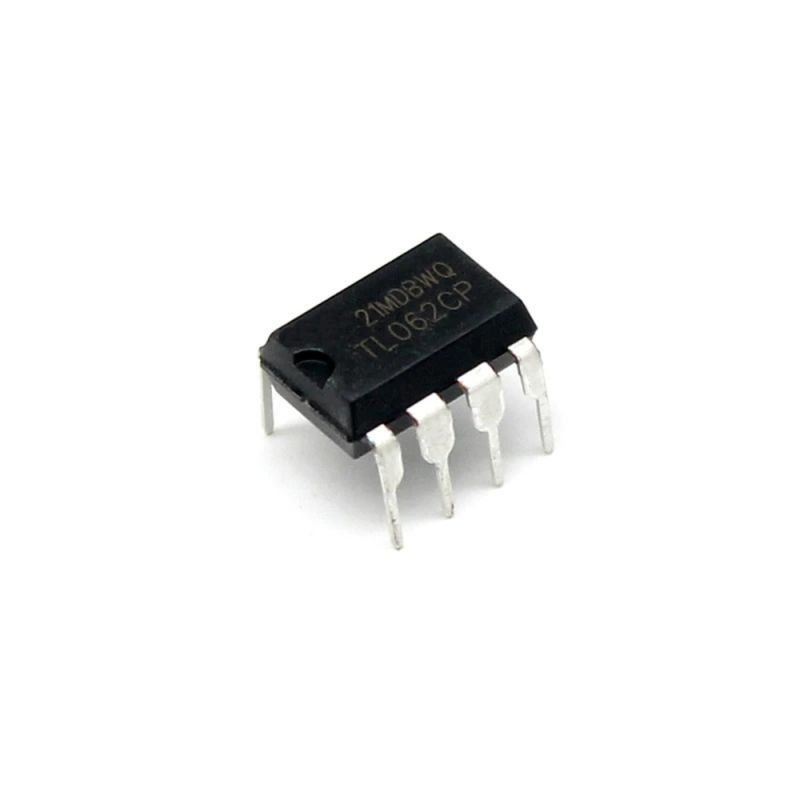 TL062CN ,DIP-8, Low Power JFET Dual Operational Amplifier 200 A Consumption, 3.5V Slew Rate