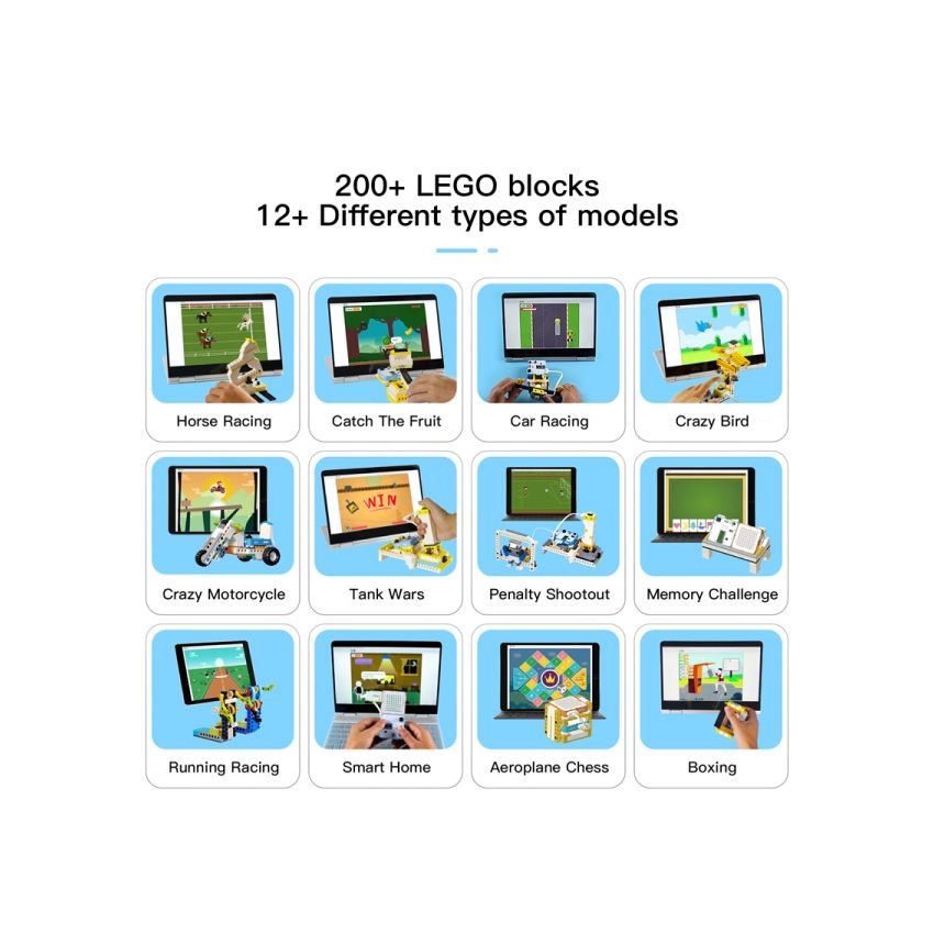 Crowbits Creator Kit 12 In 1 Arduino Based Stem Learning Kit With Lego
