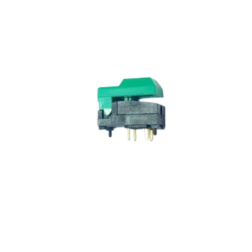Green LED Push Button, SPDT, Momentary, PCB Mount